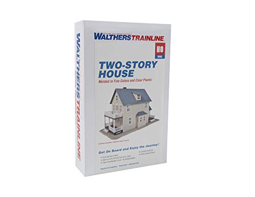 Walthers Trainline HO Scale Model Two-Story House