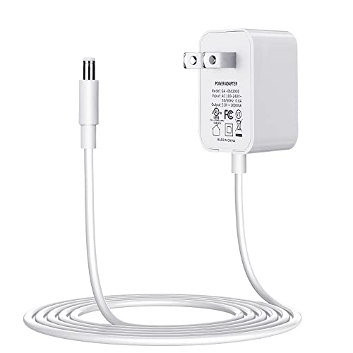 Power Cord Replacement for Graco DuetSoothe, Simple Sway Swing, Glider LX, DuoGlider, Sweetpeace, 5V Baby Swing Charger White