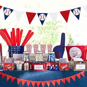 NSTaygate Baseball Flag Banner Decortaion Concessions Birthday Pennant Bunting Sports Party Supplies(Pennant)