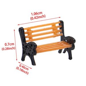 10pcs Park Benches Model Train 1:150 Bench 1.06cm or 0.42inch Chair Settee N Scale Railway Layout New