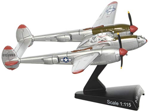 Daron Worldwide Trading Postage Stamp P-38J Lightning Marge 1/115 Dick Bong Airplane Model