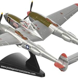 Daron Worldwide Trading Postage Stamp P-38J Lightning Marge 1/115 Dick Bong Airplane Model