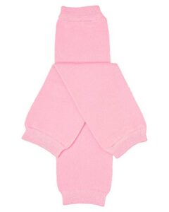 judanzy solid light pink baby and toddler girl leg warmers