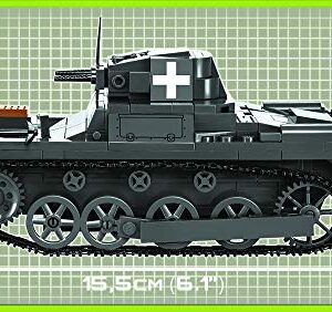 COBI 2534 Panzer I Ausf.A Building Blocks, Grey, Multicolor