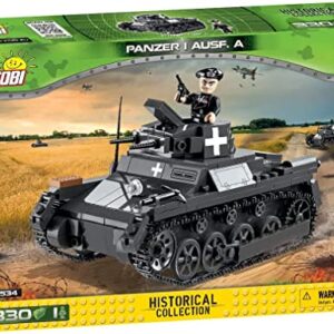 COBI 2534 Panzer I Ausf.A Building Blocks, Grey, Multicolor