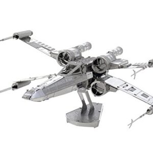 Metal Earth Set of 5 3D Laser Cut Star Wars Models: X-Wing, TIE Fighter, Imperial Star Destroyer, Darth Vader's TIE Fighter and Millennium Falcon