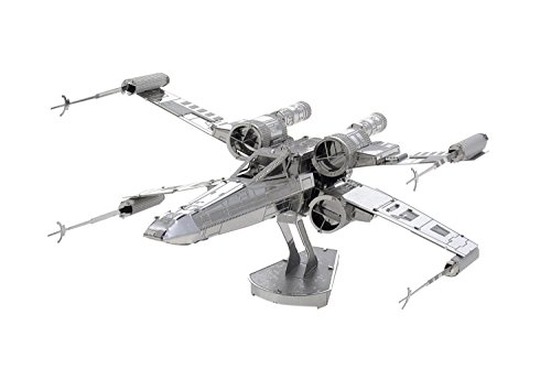 Metal Earth Set of 5 3D Laser Cut Star Wars Models: X-Wing, TIE Fighter, Imperial Star Destroyer, Darth Vader's TIE Fighter and Millennium Falcon