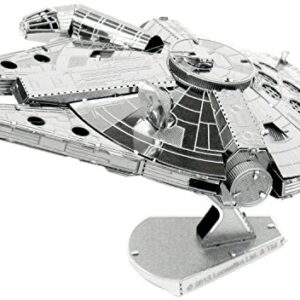 Metal Earth Set of 5 3D Laser Cut Star Wars Models: X-Wing, TIE Fighter, Imperial Star Destroyer, Darth Vader's TIE Fighter and Millennium Falcon