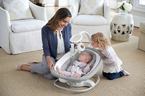 Graco Sense2Soothe Baby Swing with Cry Detection Technology, Sailor