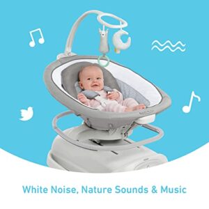 Graco Sense2Soothe Baby Swing with Cry Detection Technology, Sailor