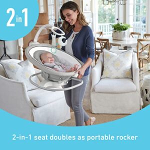 Graco Sense2Soothe Baby Swing with Cry Detection Technology, Sailor