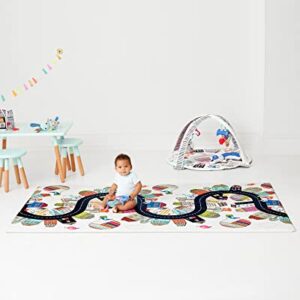 Skip Hop Baby Play Mat, Reversible Foam Floor Mat, 86" x 52", Vibrant Village