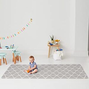 Skip Hop Baby Play Mat, Reversible Foam Floor Mat, 86" x 52", Vibrant Village