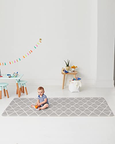 Skip Hop Baby Play Mat, Reversible Foam Floor Mat, 86" x 52", Vibrant Village