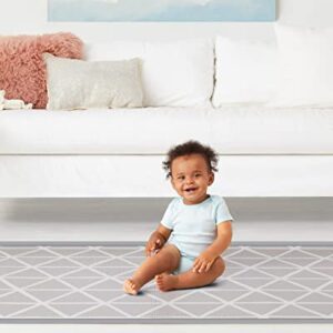 Skip Hop Baby Play Mat, Reversible Foam Floor Mat, 86" x 52", Vibrant Village