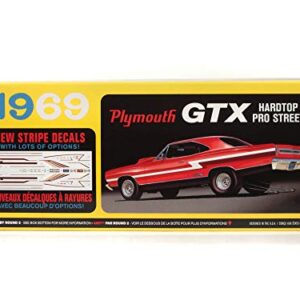 AMT 1969 Plymouth GTX Hardtop Pro Street 1:25 Scale Model Kit