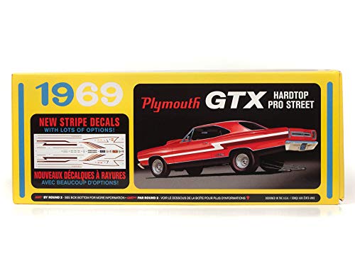 AMT 1969 Plymouth GTX Hardtop Pro Street 1:25 Scale Model Kit