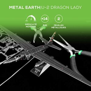 Metal Earth Lockheed Martin U-2 Dragon Lady Aircraft 3D Metal Model Kit Fascinations