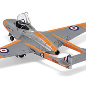 Airfix Quickbuild A02058A Air fix De Havilland Vampire T.11/J-28C 1, 72 Military Aviation Plastic Model Kit, Gray