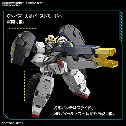 Bandai Hobby - Gundam 00 - Gundam Virtue, Bandai Spirits Hobby MG 1/100 Model Kit, Multi, (2553523)