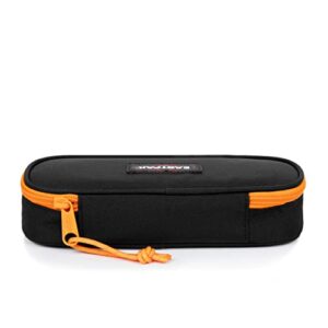 Eastpak Oval Single Pencil Case, 22 cm, Kontrast Grade Orange (Black), Kontrast Grade Orange, 5 x 22 x 9, OVAL SINGLE Pencil Case, 22 cm, Kontrast Grade Orange (Black)