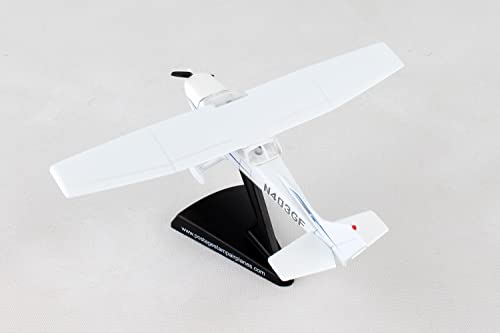 Daron Worldwide Trading Postage Stamp PS5603-2 Cessna 172 SkyHawk 1:87 Diecast Display Model, White