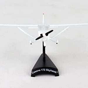 Daron Worldwide Trading Postage Stamp PS5603-2 Cessna 172 SkyHawk 1:87 Diecast Display Model, White