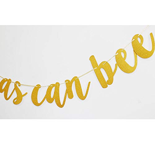 Sweet As Can Bee Banner, Baby Shower Party Sign, Gender Reveal Party Supplies, Baby Boys Girls' Birthday Party Bunting Decorations