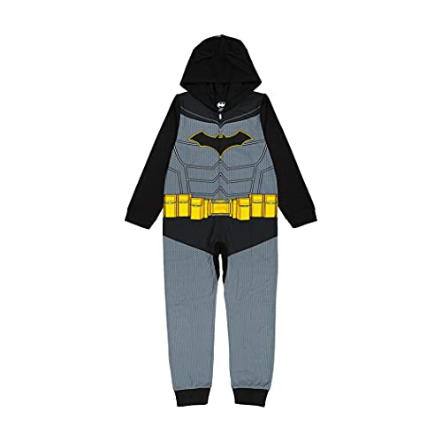 DC Comics Baby Boys Batman Hooded Blanket Sleeper Pajama Set, Hero Protector, 8 US