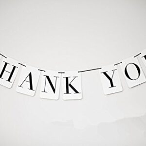 MagicW Thank You Bunting Wedding Banner Wedding Party Banner Garland Sign Photo Props Hanging D¨¦cor Wedding Party Decoration