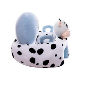 Petyoung Cute Baby Sofa Cover, Baby Support Seat Cover Washable Baby Learning Seat Plush Shell Chairs Cushion for Infants Toddler - NO Filling