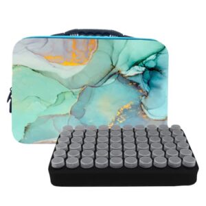 diamond painting storage box, 60 slot diamond storage case containers 5d diamond painting tools diy art craft accessories jewelry beads rhinestones organizer box