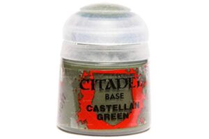 games workshop citadel base: castellan green