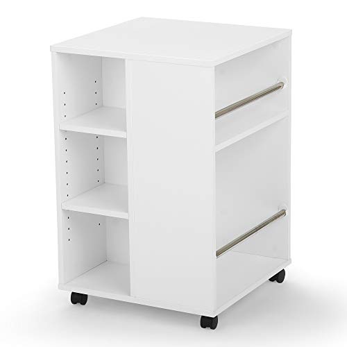 Arrow 81100 Portable 4 Sided Thread, Ribbon and Craft Storage Organization Cube, White Finish