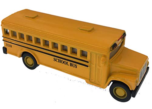 KiNSMART Mini School Bus 2.5" Die Cast Metal Model Toy Car