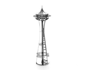 fascinations metal earth seattle space needle 3d metal model kit