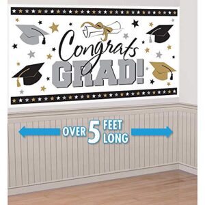 graduation party banner | 65″ x 33 1/2″ | multicolor | 1 pc