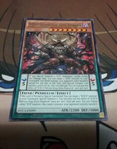 yugioh d/d/d oblivion king abyss ragnarok docs-en099 dimension of chaos rare 1st .hn#gg_634t6344 g134548ty51340