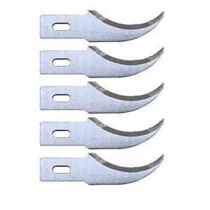 smb #28 precision concave carving hobby blades (5/25/100/300/1000) (5 pc)