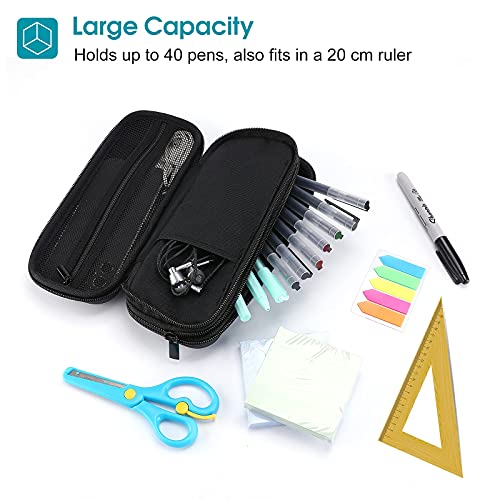 ProCase Hard Pen Pencil Case Bundle with Pencil Case Holder