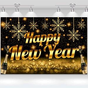 new years backdrop banner decoration 2023 happy new year backdrop eve party supplies new year backdrop for new year party indoor outdoor