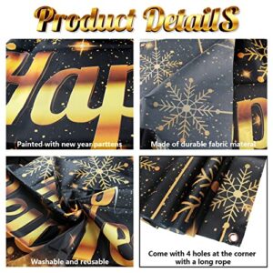 New Years Backdrop Banner Decoration 2023 Happy New Year Backdrop Eve Party Supplies New Year Backdrop for New Year Party Indoor Outdoor