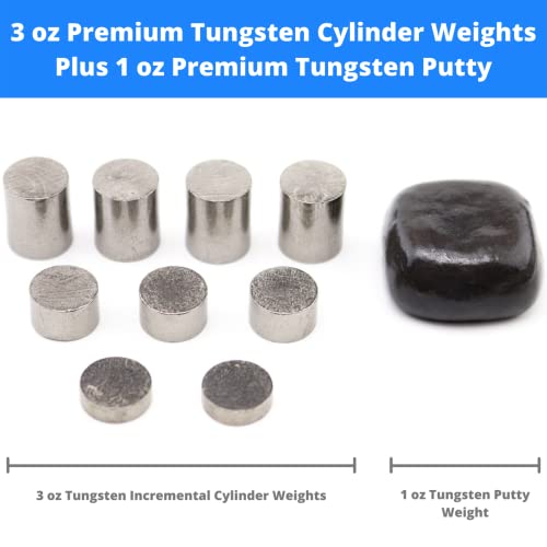 Pinewood Car Derby Weights Tungsten (4 Oz Bundle)