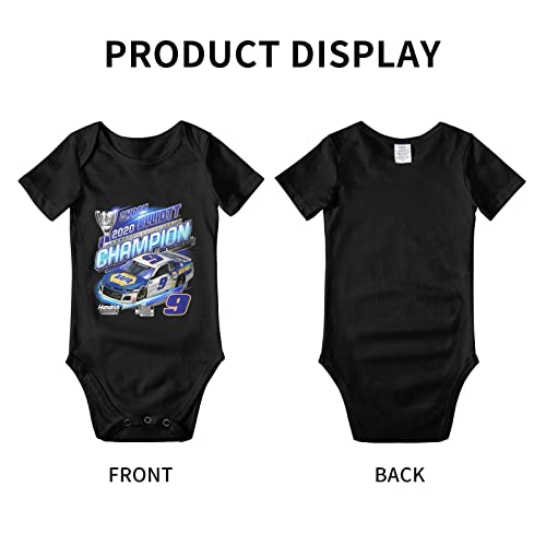 Chase Elliott 9 Baby Bodysuit Soft Crawling Suit Short Sleeve Jumpsuit Clothes Unisex Multi Size