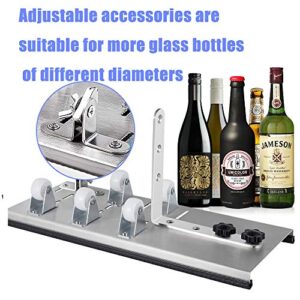 Glass Bottle Cutter, Upgrade Bottle Cutter & Glass Cutter Kit for Bottles, Wine Glass Bottle Cutter Tool to Cut Bottles Wine Beer Liquor Whiskey Champagne