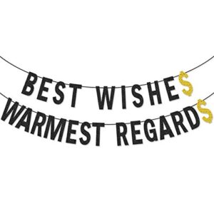 best wishes warmest regards banner for schitt’s greek theme birthday party decorations