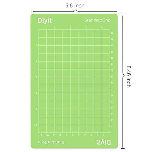 Diyit Standardgrip Cutting Mat for Cricut Joy(4.5x6.5 Inch, 3 Pack)Joy Mat Adhesive Cutting Mats for Cricut Joy Accessories for Creative DIY Works