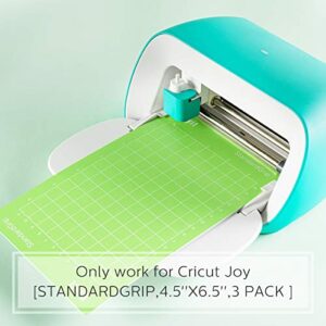 Diyit Standardgrip Cutting Mat for Cricut Joy(4.5x6.5 Inch, 3 Pack)Joy Mat Adhesive Cutting Mats for Cricut Joy Accessories for Creative DIY Works