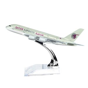 24-hours qatar airways company q.c.s.c. a380 alloy metal airplane models die-cast 1:400