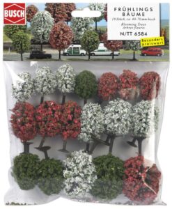 busch 6584 fruit trees 18/n scale scenery kit